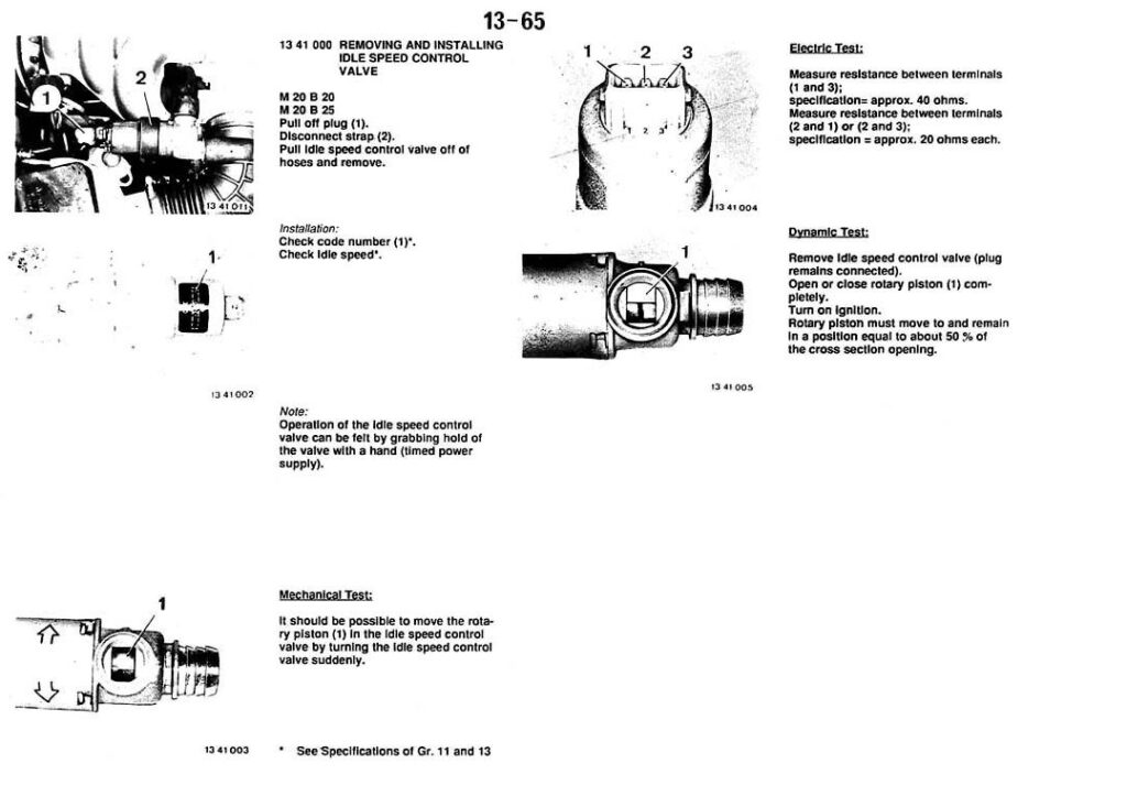 How to test E30 ICV Idle control valve (M20 Engine) | RTS - Your Total ...
