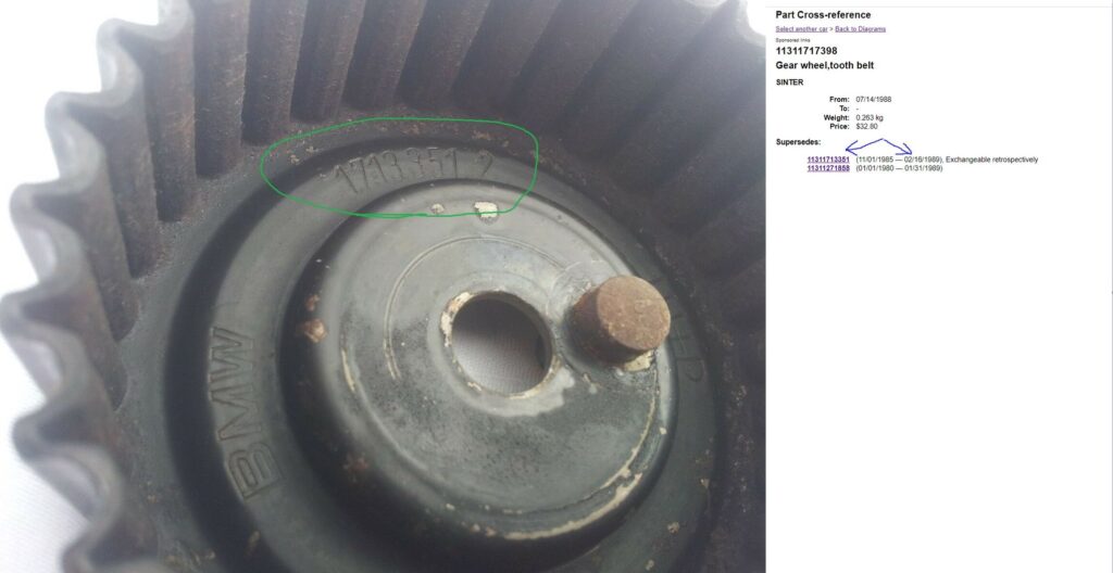 E30 M20 often missed important part of a timing belt job (intermediate ...
